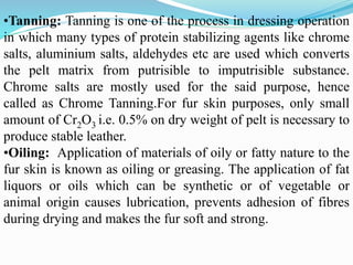 FUR PROCESSING LPT | PPTX