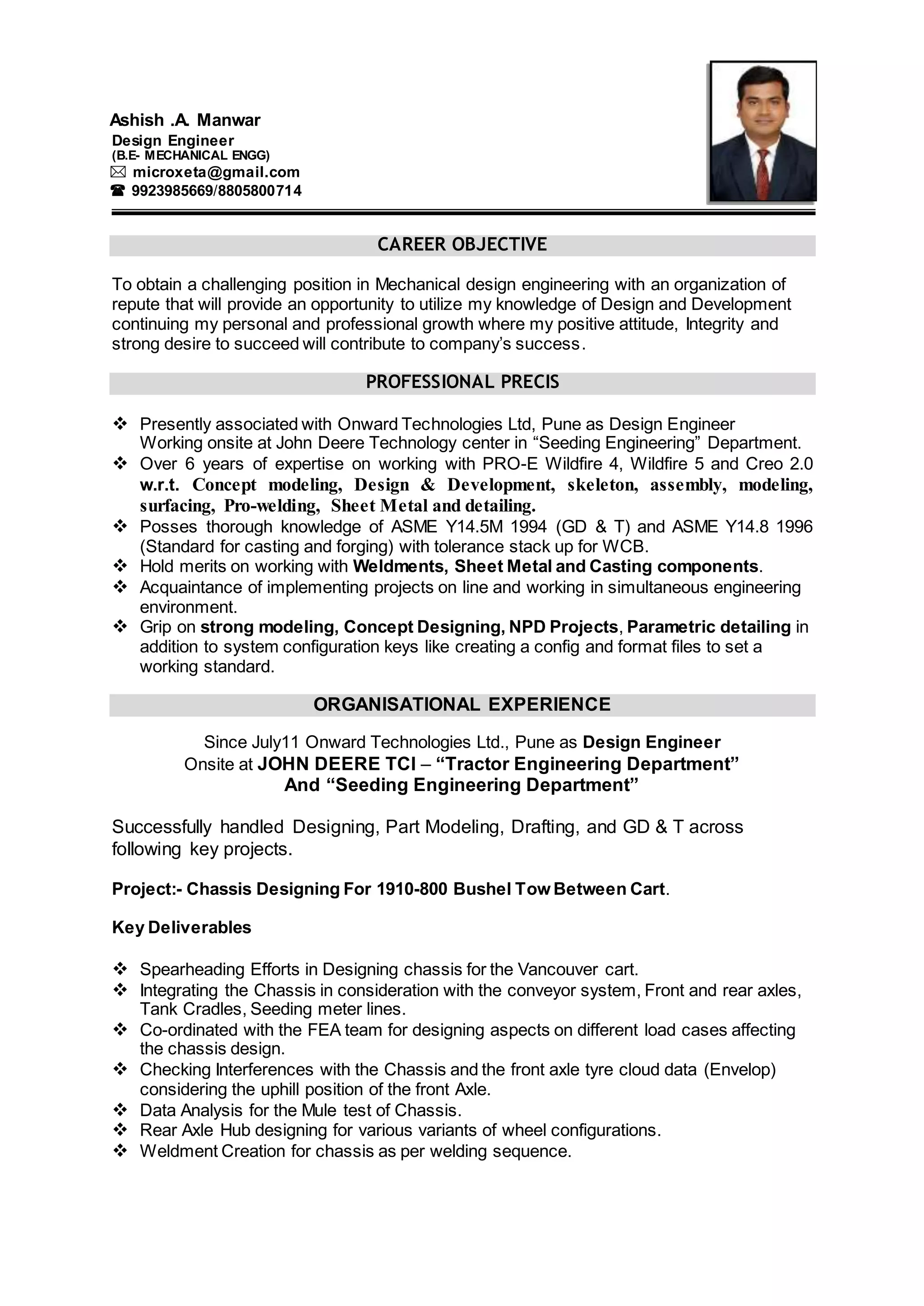 Ashish manwar resume | DOCX