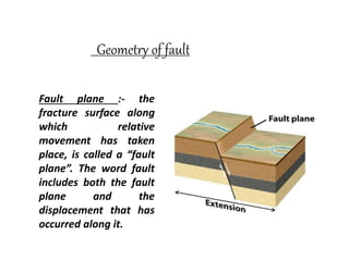Geometry of fault | PPTX