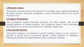 Types and genetic mechanism of resistance to biotic stress-horizontal ...