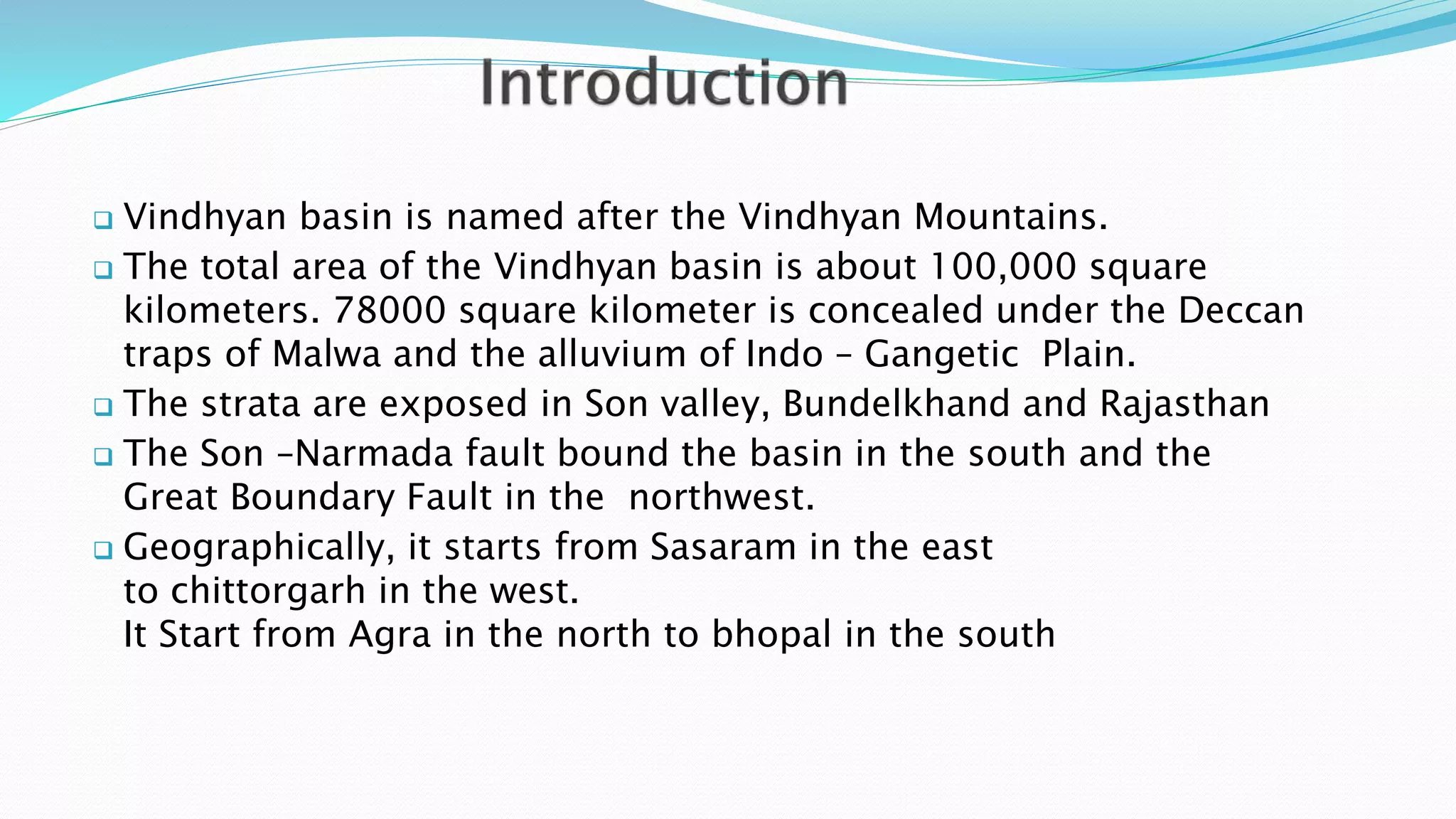 Vindhyan super group | PPTX
