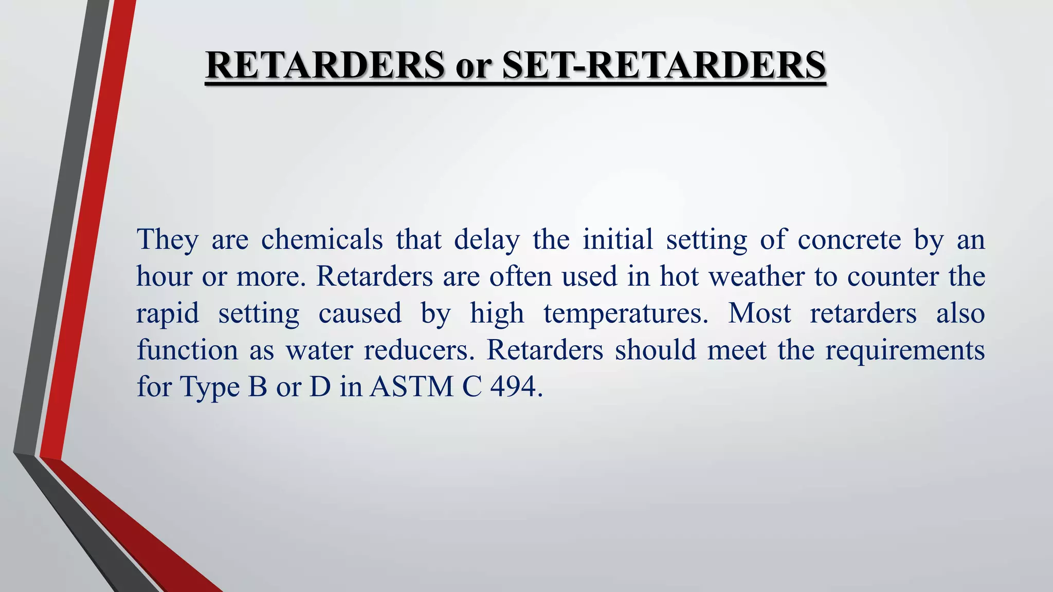Concrete Admixtures | PPTX