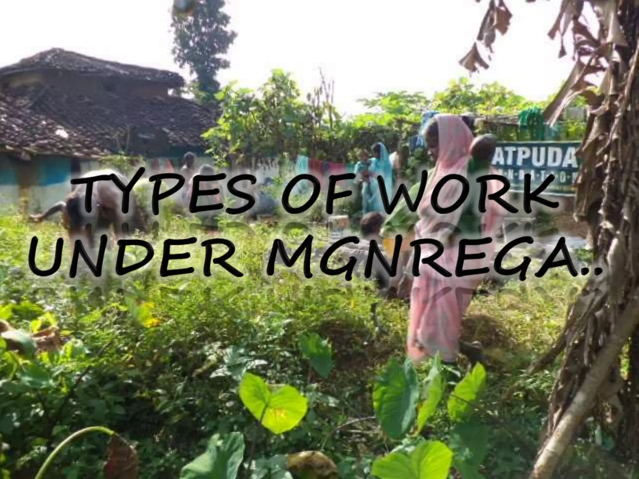 MGNREGA Economics Project | PPTX | Agriculture | Industries