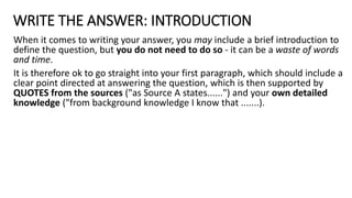 CAMBRIDGE HISTORY: SOURCES | PPTX