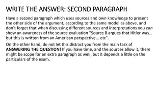 CAMBRIDGE HISTORY: SOURCES | PPTX