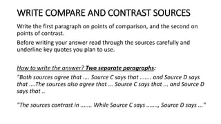 CAMBRIDGE HISTORY: SOURCES | PPTX