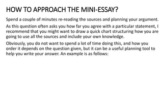 CAMBRIDGE HISTORY: SOURCES | PPTX