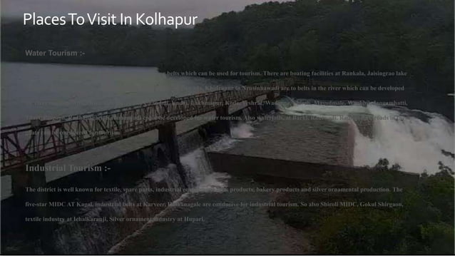Presentation on Tourism in kolhapur..... | PPT