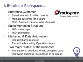 Case Study: Rackspace - Ashleigh Davis | PPT