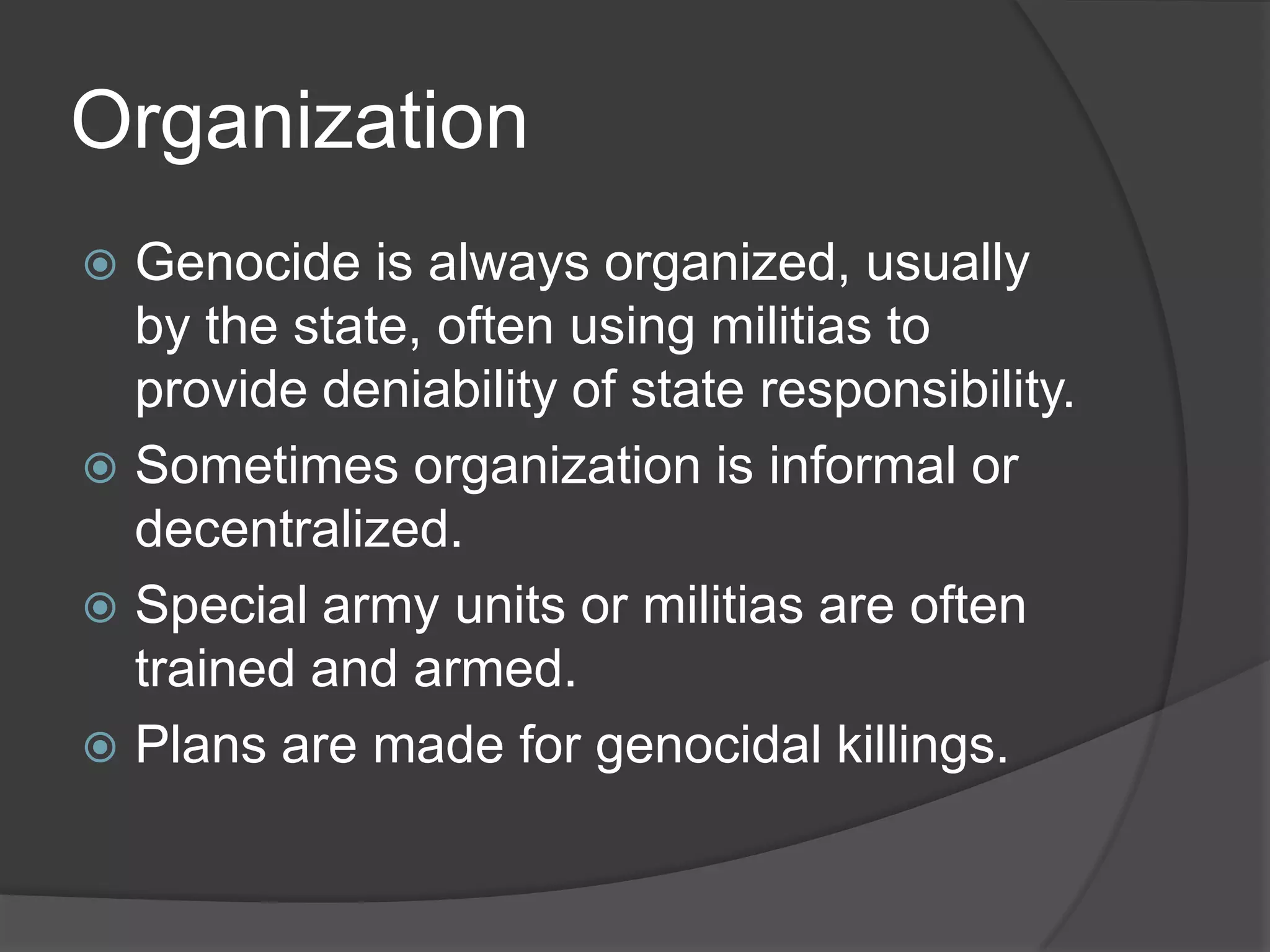 Ashley cook 8 stages of genocide | PPTX