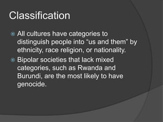 Ashley cook 8 stages of genocide | PPTX