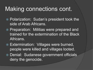 Ashley cook 8 stages of genocide | PPTX
