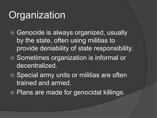 Ashley cook 8 stages of genocide | PPTX