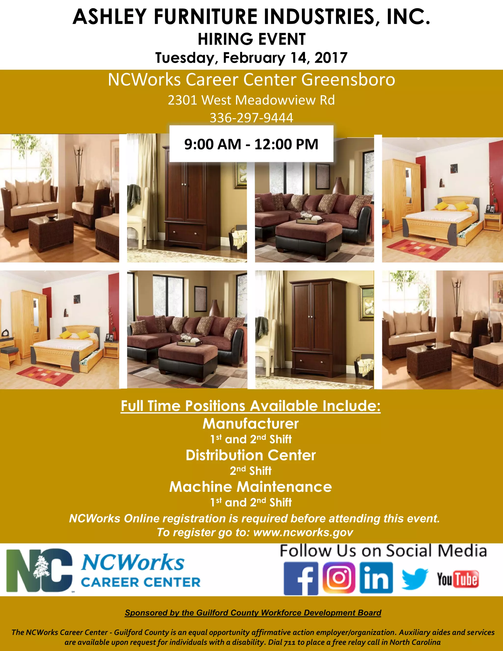 Ashley Furniture Hiring Event | PDF