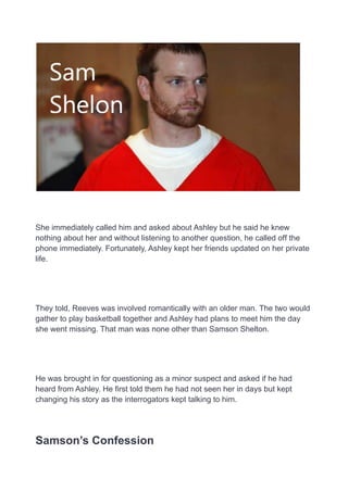 Ashley Reeves Story – The Survival Of Life For 3 Times | PDF