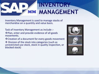 SAP MM module presentation by Ashley Chimhanda | PPTX