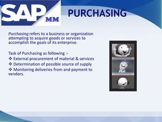 SAP MM module presentation by Ashley Chimhanda | PPTX