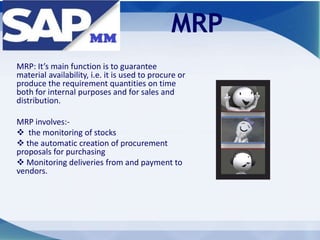 SAP MM module presentation by Ashley Chimhanda | PPTX