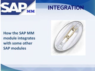 SAP MM module presentation by Ashley Chimhanda | PPTX