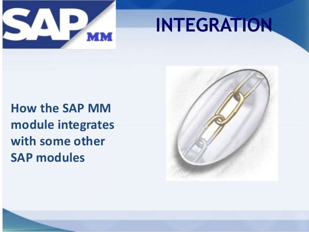 SAP MM module presentation by Ashley Chimhanda