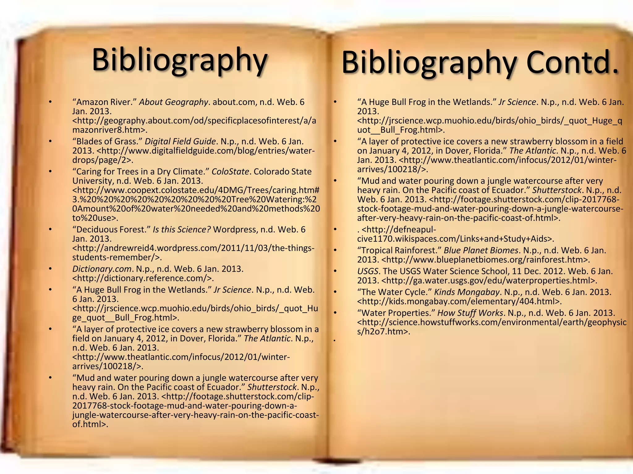 Ashley's water dictionary | PPTX