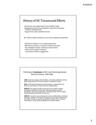 Pat Ashley NC Turnaround Efforts | PDF