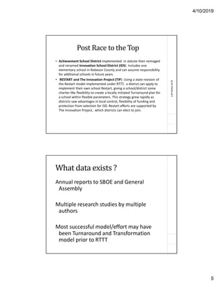Pat Ashley NC Turnaround Efforts | PDF