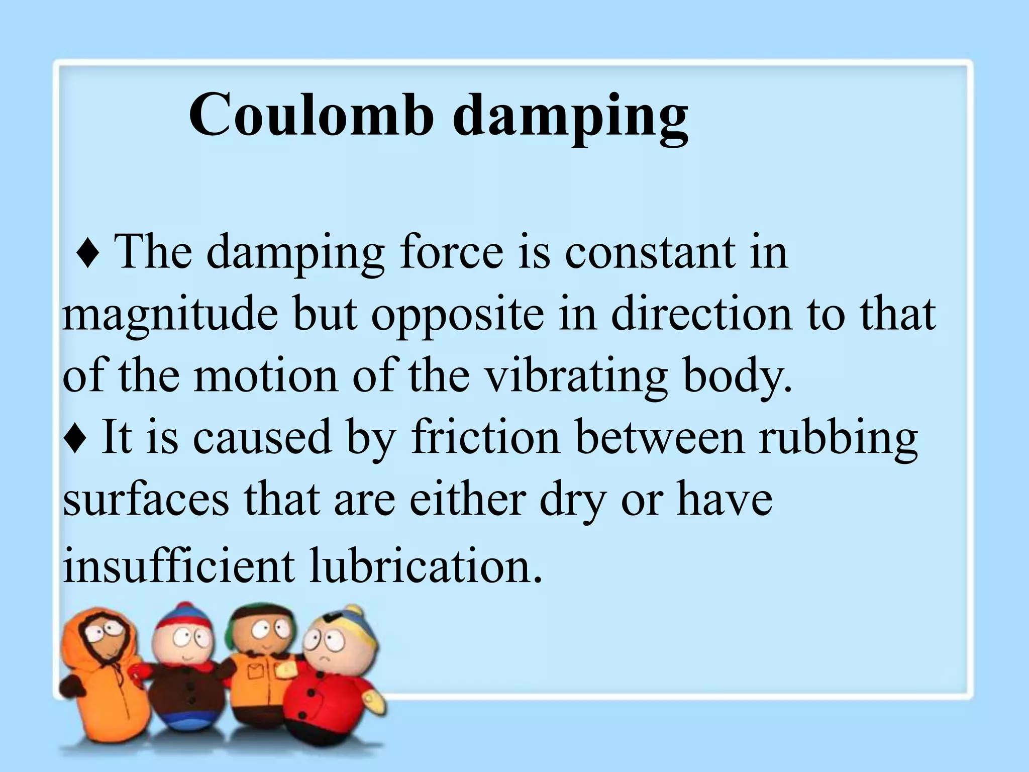 Damping & types | PPTX