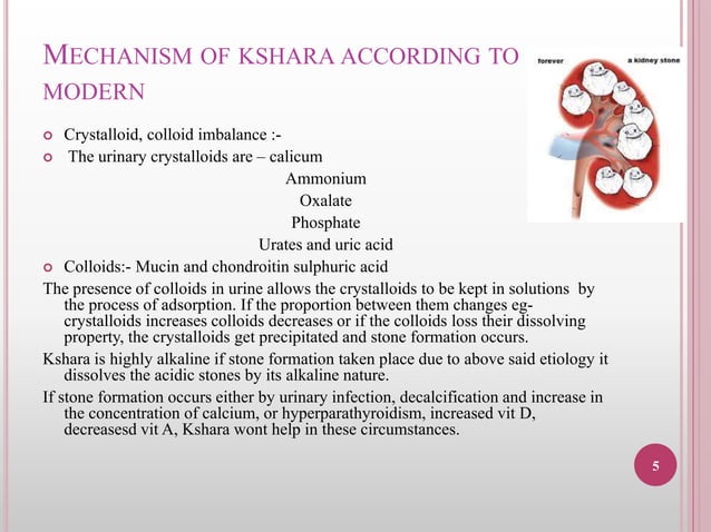 Kshara and shastra karma in the management of ashmari | PPTX | Surgery ...