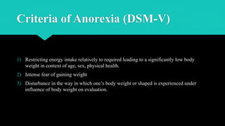 Eating disorders | PPTX