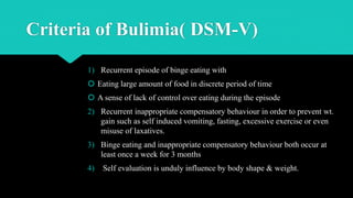 Eating disorders | PPTX