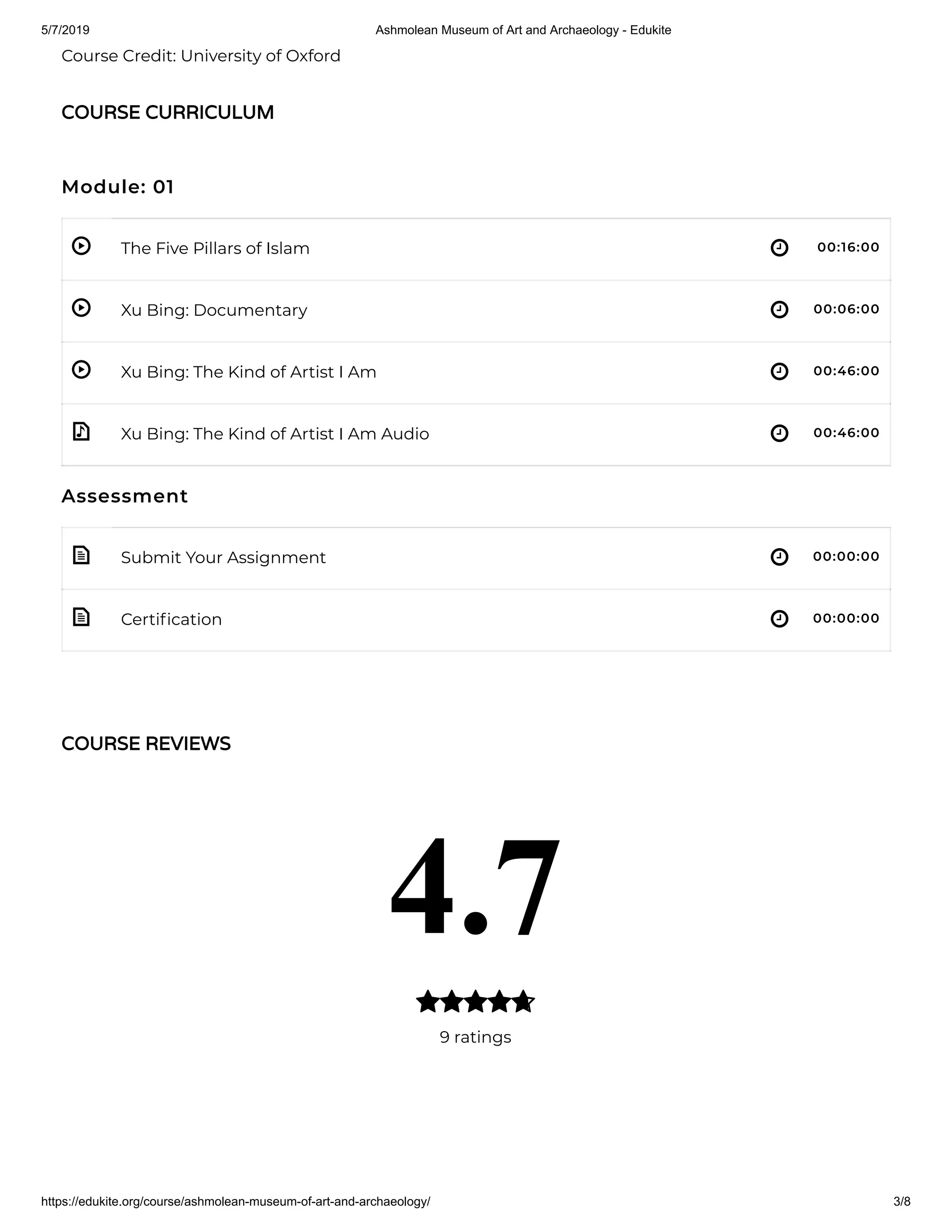 Ashmolean Museum of Art and Archaeology - Edukite | PDF | Museums & Galleries | Attractions