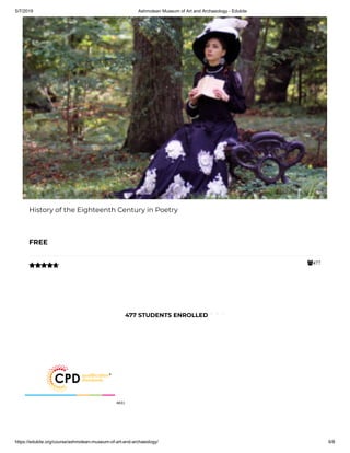 Ashmolean Museum of Art and Archaeology - Edukite | PDF | Museums ...