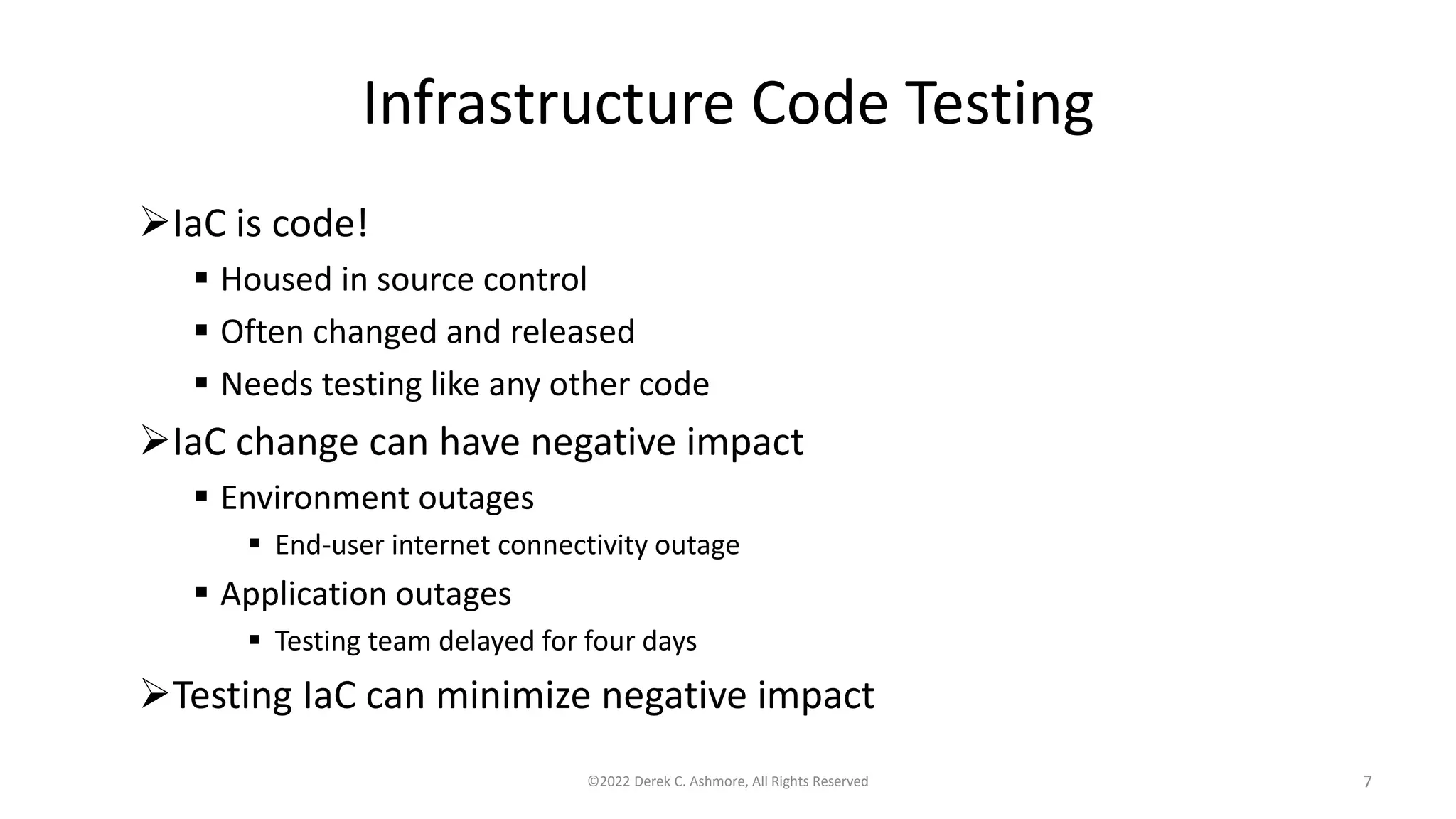 Tactics for Testing DevOps Infrastructure Code | PPT