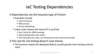 Tactics for Testing DevOps Infrastructure Code | PPT