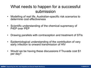 Pre-Exposure Prophylaxis (PrEP): Regulatory Issues | PPTX