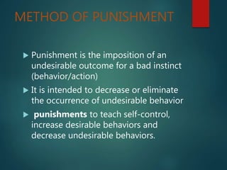 THEORY OF MODIFICATION OF INSTINCTS | PPT