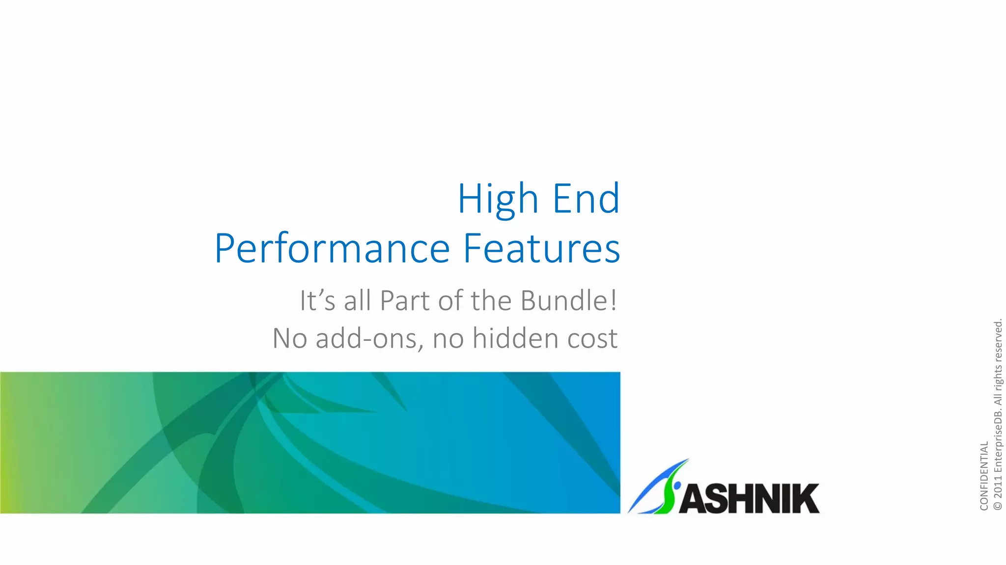 Enterprise Postgresql Edbs Answer To Conventional Databases Ppt