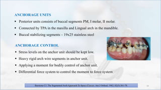 Anchorage management in orthodontics | PPTX