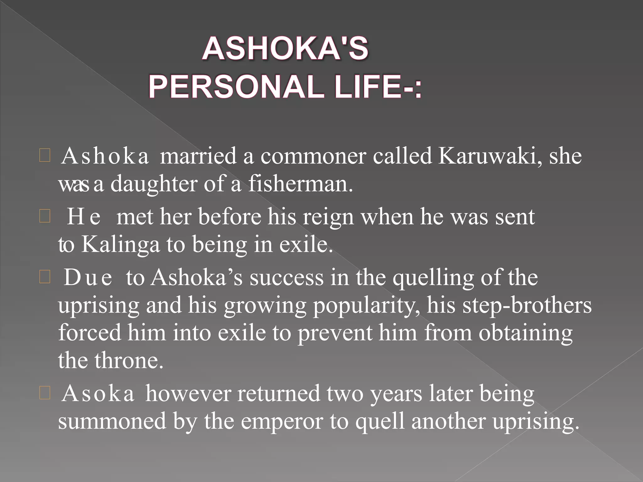 Ashoka- The Great _History of Subcontinent | PPTX