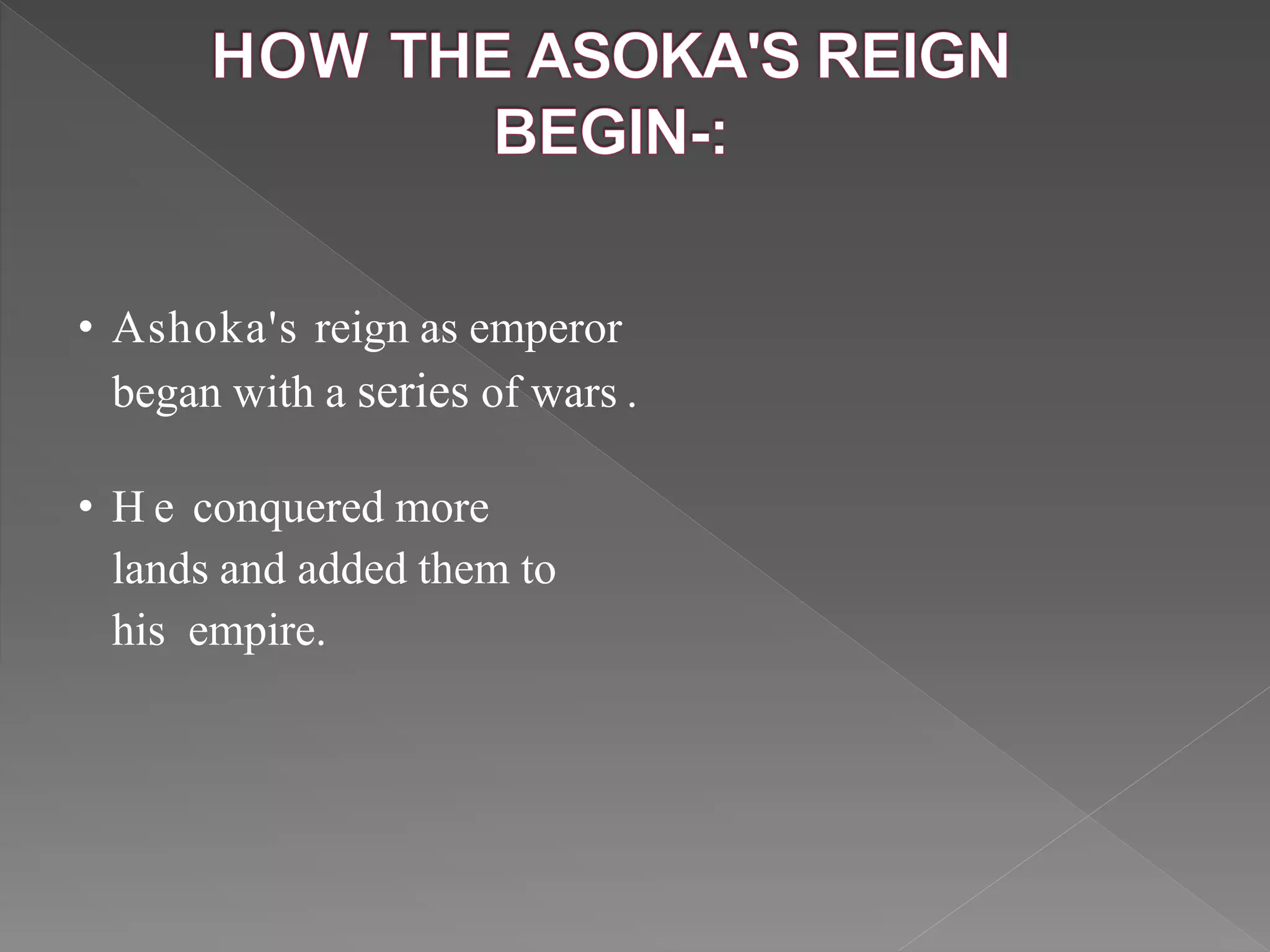 Ashoka- The Great _History of Subcontinent | PPTX