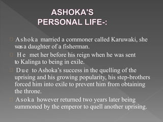 Ashoka- The Great _History of Subcontinent | PPTX