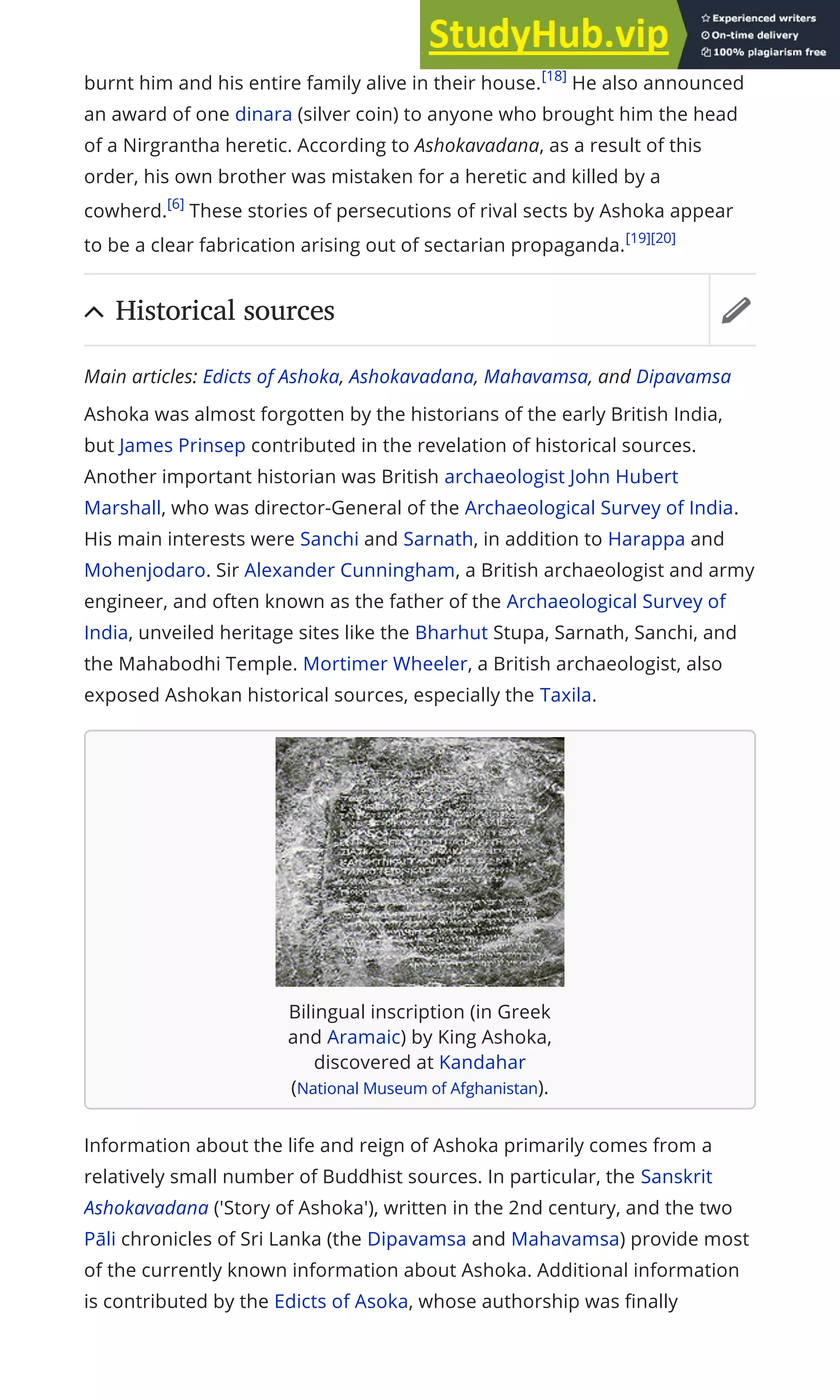 Ashoka .Pdf Ancient India . History . Mauryan Asoka | PDF