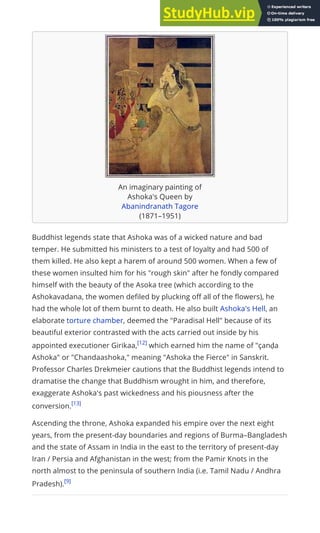 Ashoka .Pdf Ancient India . History . Mauryan Asoka | PDF