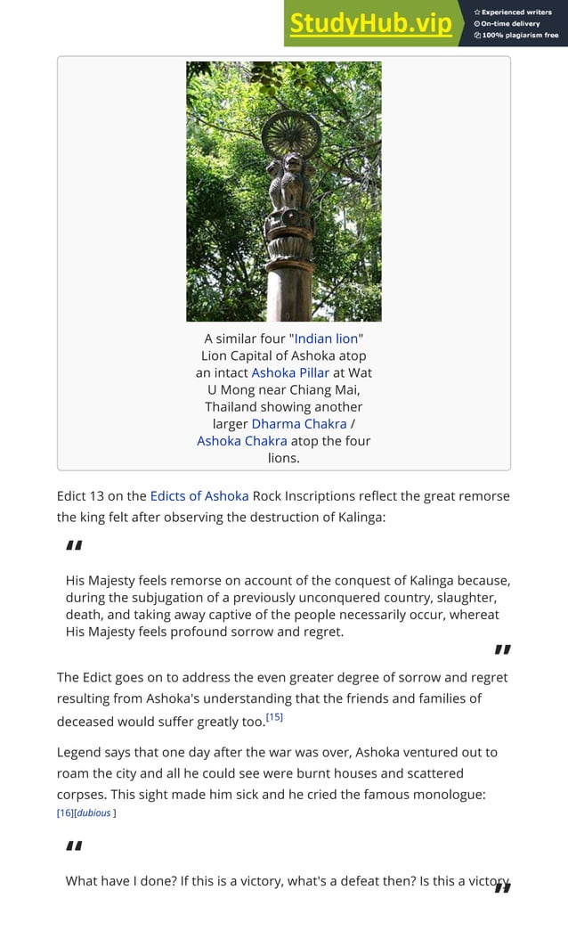 Ashoka .Pdf Ancient India . History . Mauryan Asoka | PDF