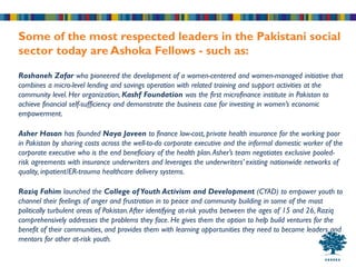 Ashoka Dr Iman Bibars | PPTX | Non-Profit Organizations | Industries