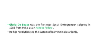 Ashoka - One among the Top 5 Social Enterpirses | PPT