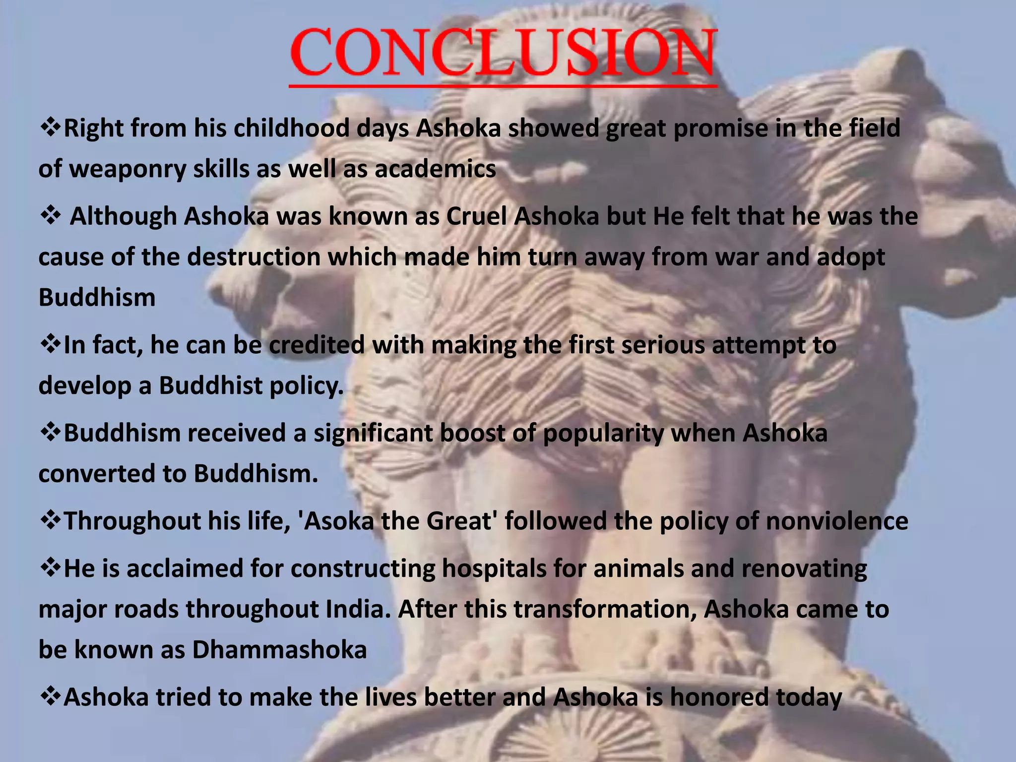 Ashoka the great.... | PPT
