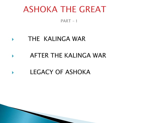 Ashoka the great.... | PPT