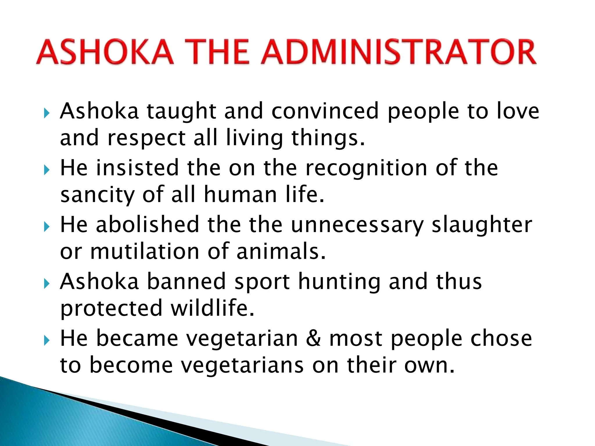 ashokathegreat project class 12 presentation | PDF